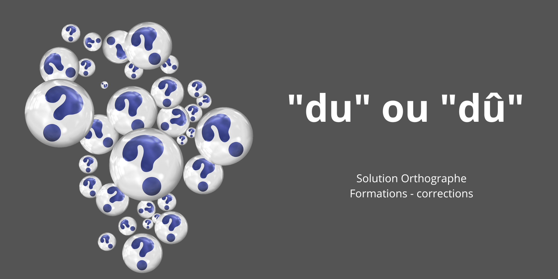 Du ou dû : Les règles d'accord du participe passé - Solution Orthographe